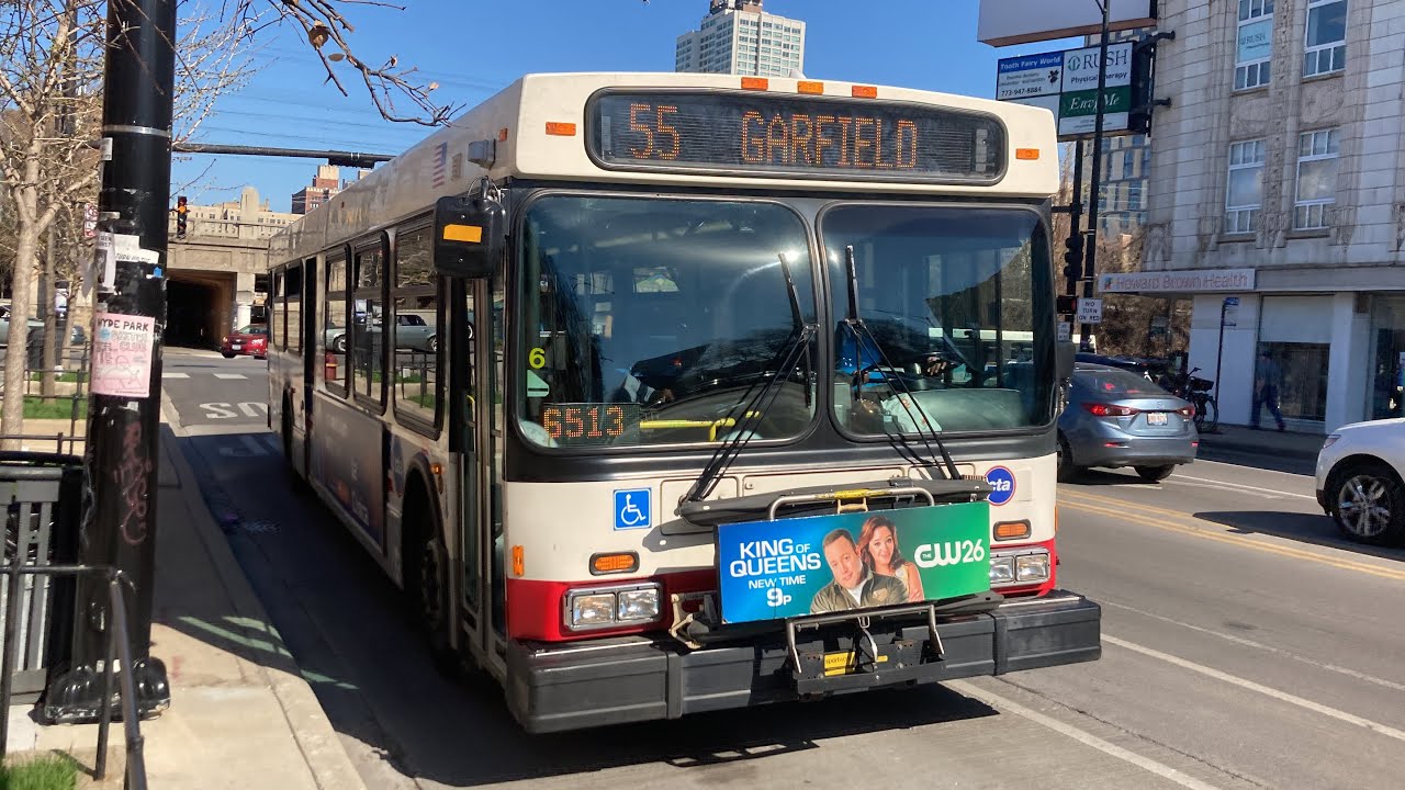 CTA Bus ride 55 Garfield From Lake Park to Garfield Red Line CTA New ...