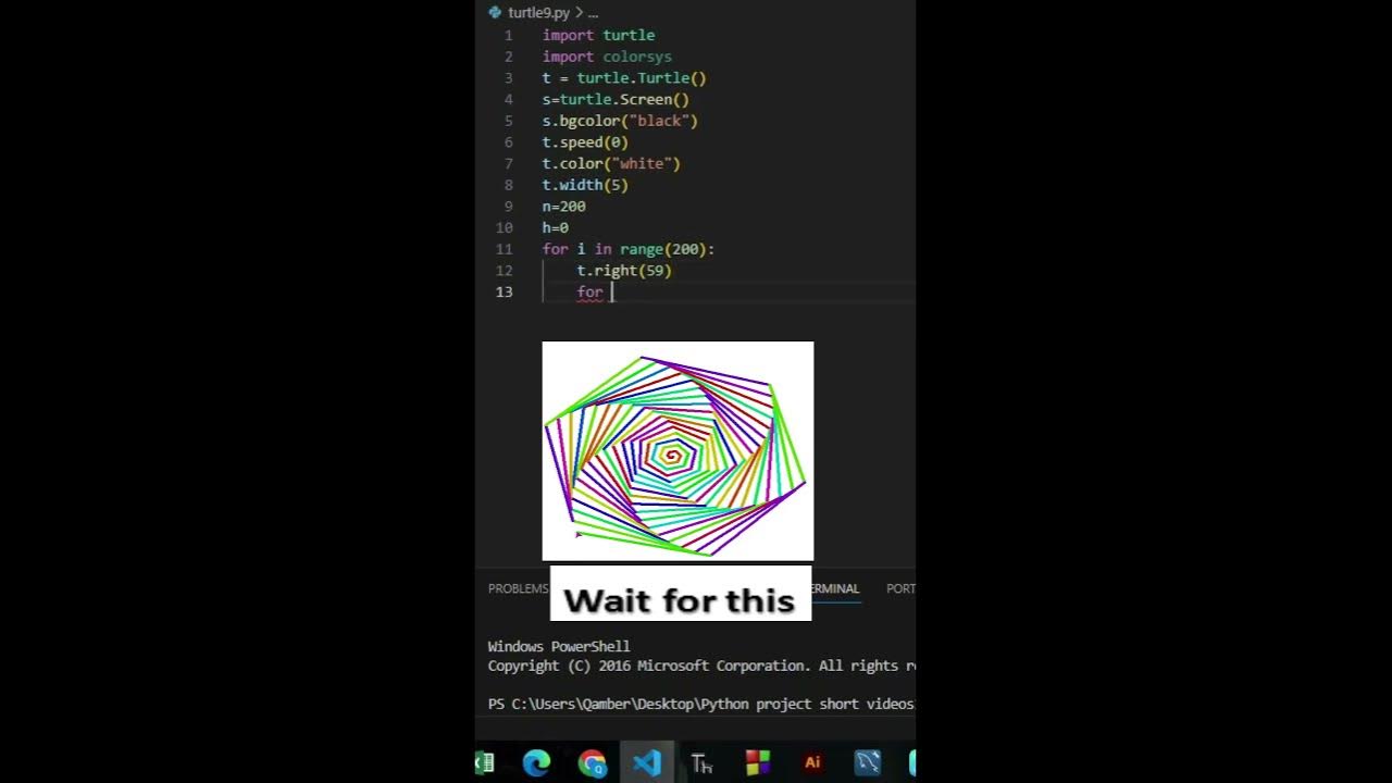Superb Graphics With Python Turtle Python Turtle Graphics Awesome