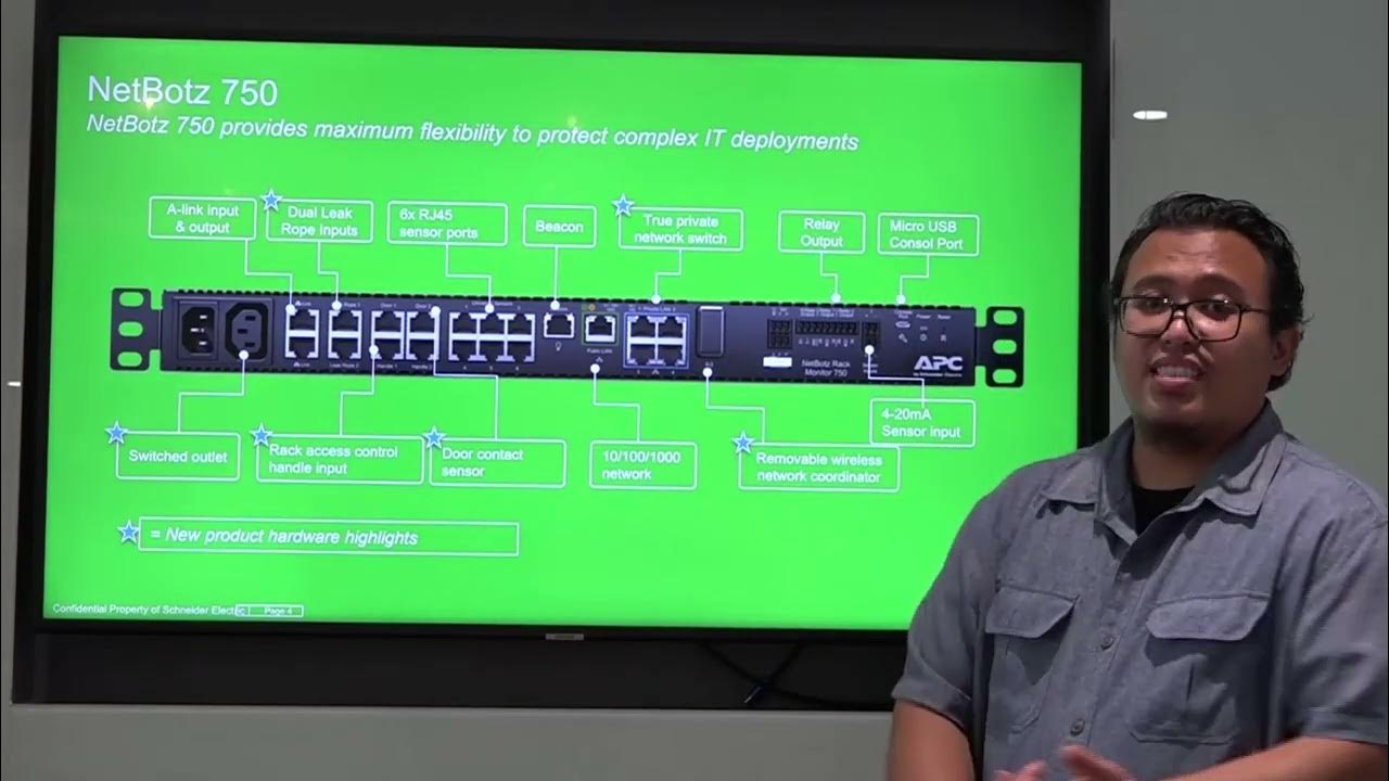 Physical Security and Environment Monitoring Systems Part 3 Netbotz 750 Overview - YouTube