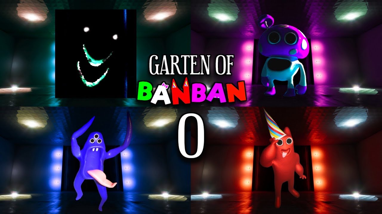 Garten of Banban 0 - All Official Characters Appearance Comparison ...