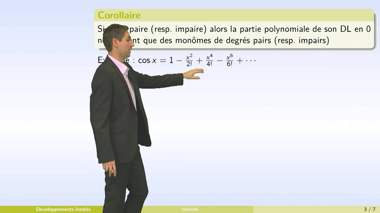 Développements limités - partie 2 : au voisinage d'un point - YouTube