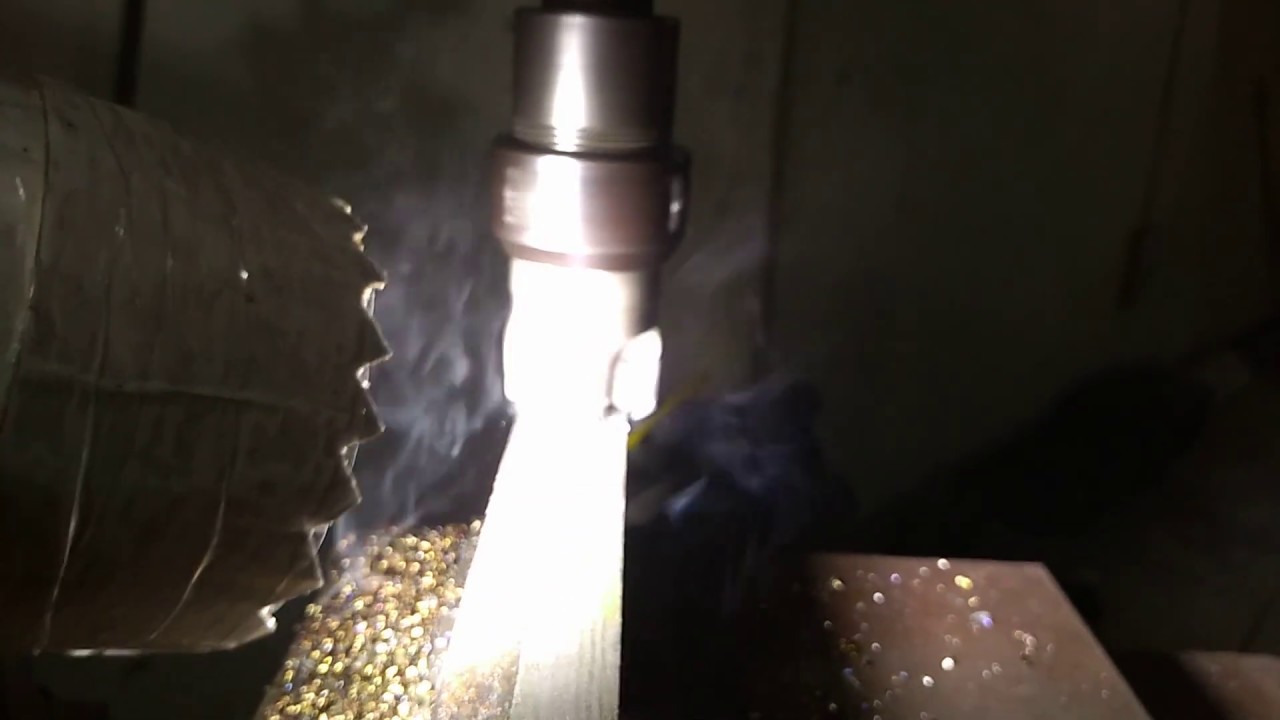 Milling cutter smoke - YouTube