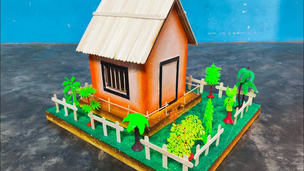 Making house for school project - YouTube