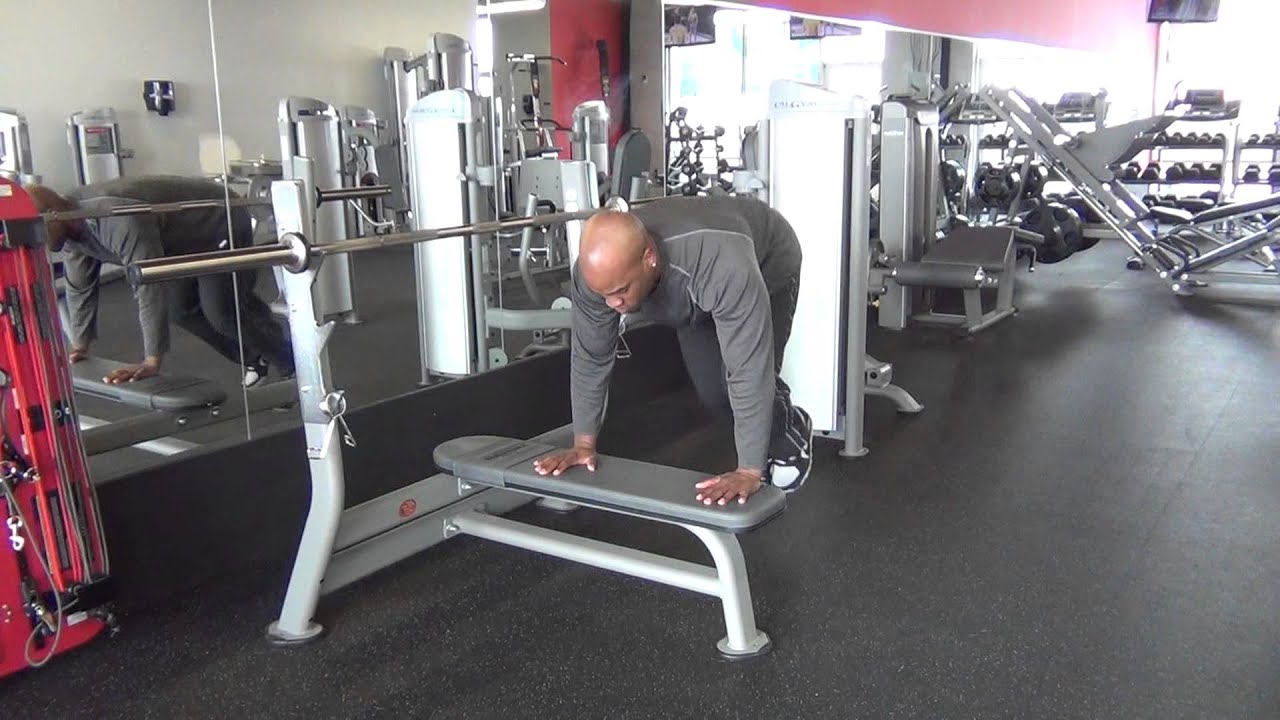 Bench Single Leg Hop Out - YouTube