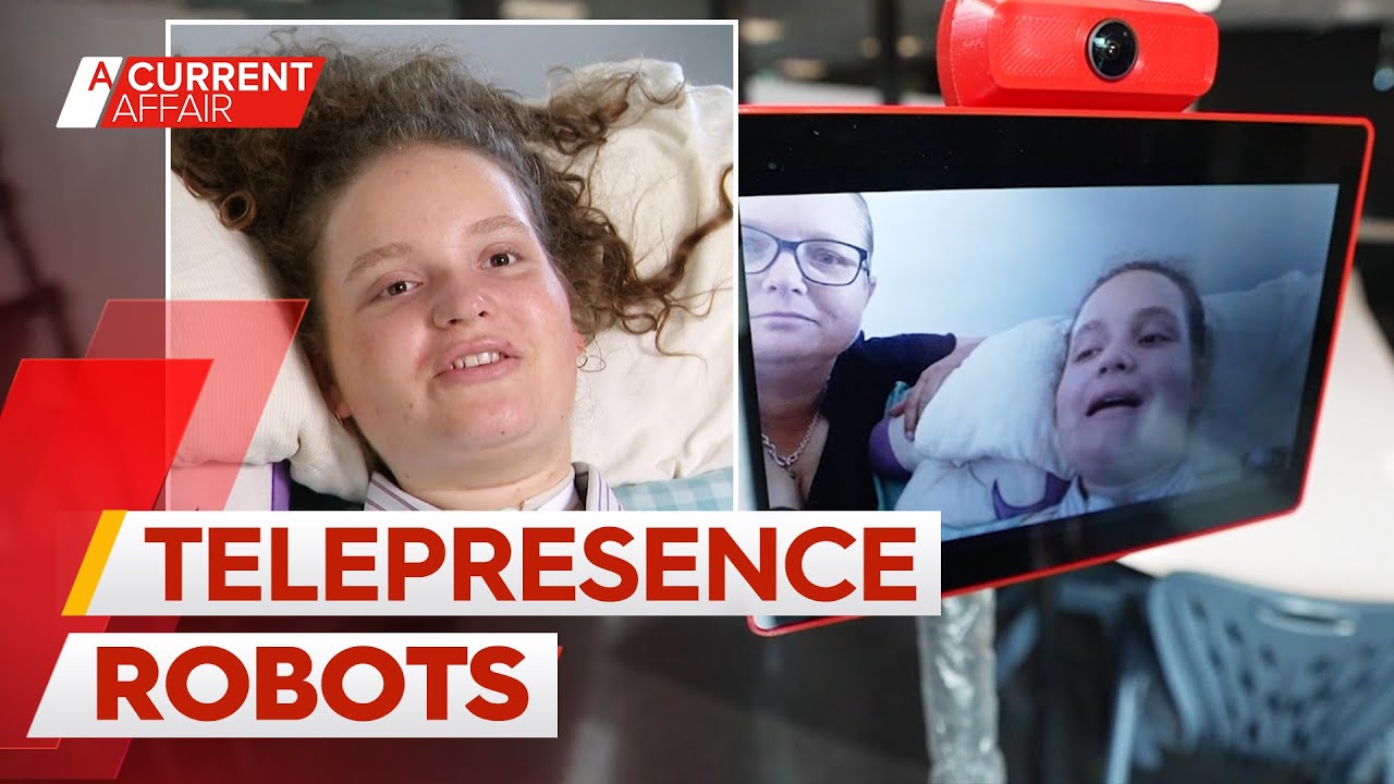Special robots teleport sick children into the classroom | A Current ...