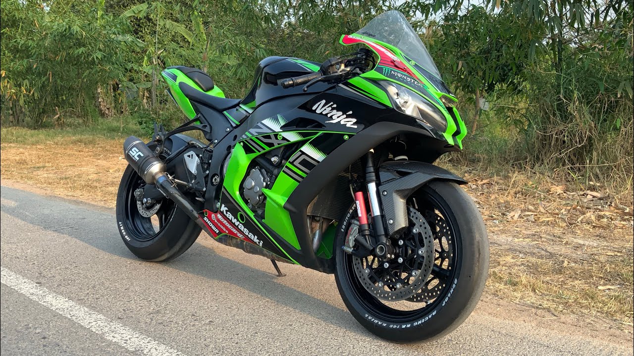 Zx10r ท่อ SC Project แท้ ลั่นๆ ตดทุกดอก l TopkrafSuperbike l - YouTube