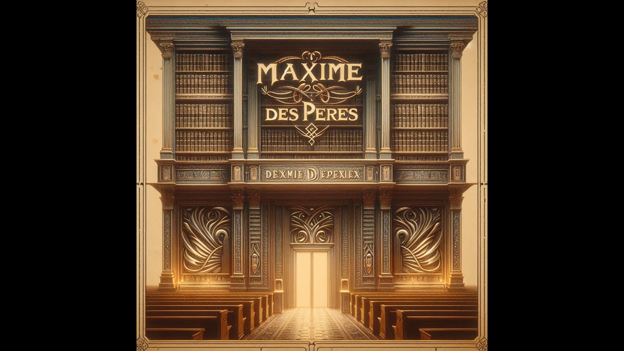 A l'origine, Moïse reçu la Torah - Maxime des Peres 1:1 - YouTube