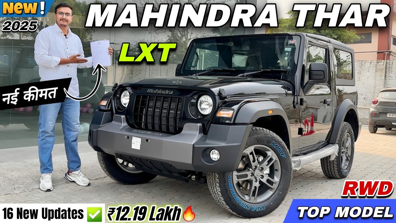 Updated Mahindra Thar LXT Diesel Manual RWD Detailed Review | Thar Top ...