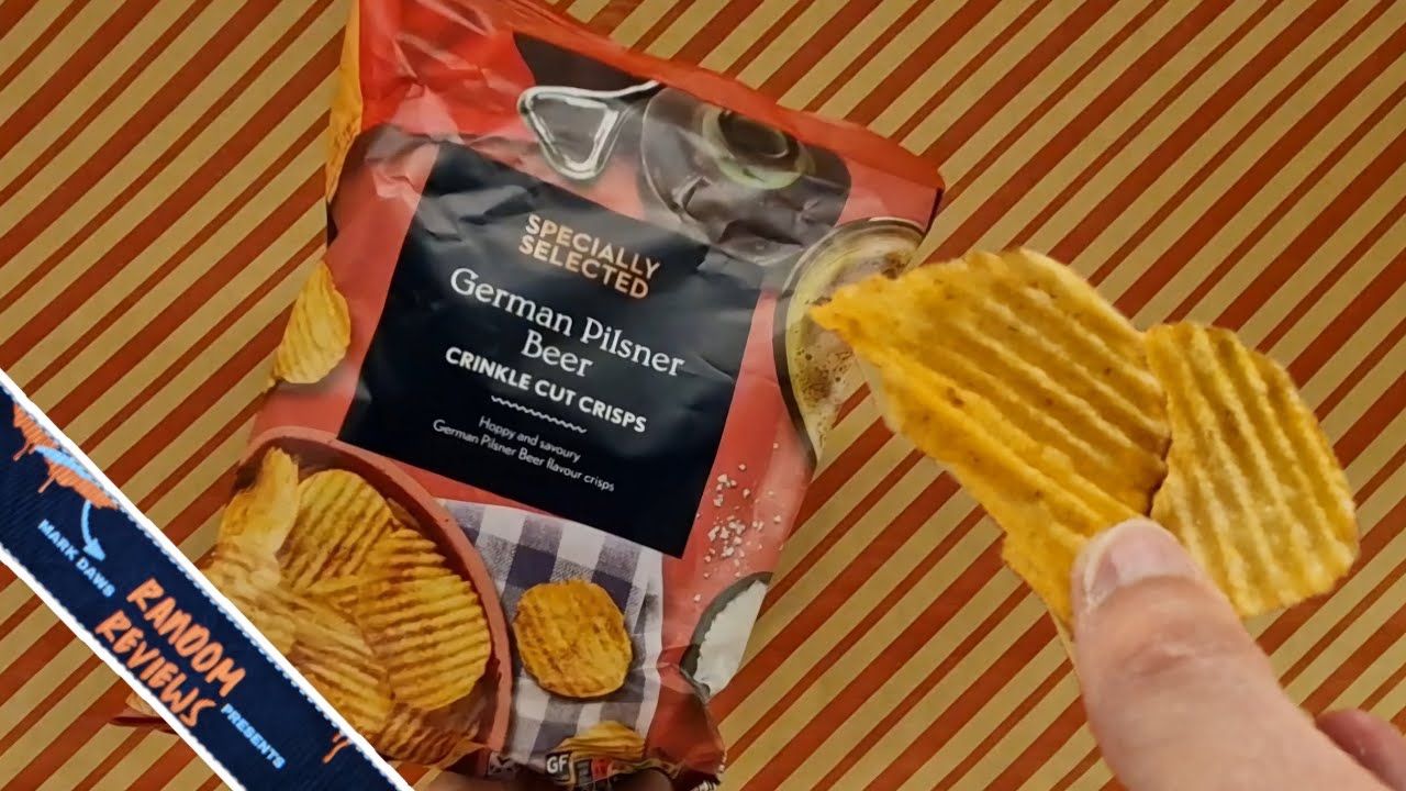 Specially Selected German Pilsner Beer Crinkle Cut Crisps - Random ...