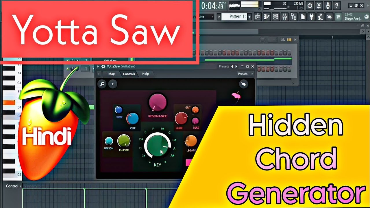 Yotta Saw | Hidden Chord Generator Plugin | FL Studio Tutorial #flstudio #Tutorial #hindi - YouTube
