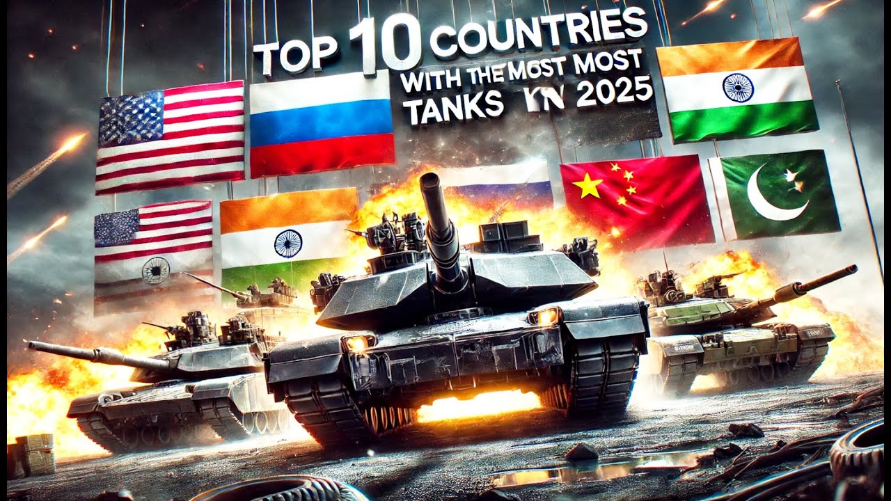 Which Country Has the MOST MILITARY TANKS in 2025? - YouTube