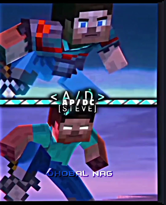 Steve(Creative mode) Vs Herobrine #minecraft #minecraftsteve #herobrine ...