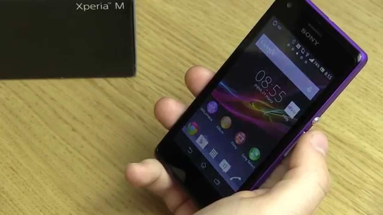 Sony Xperia M - benchmark - YouTube