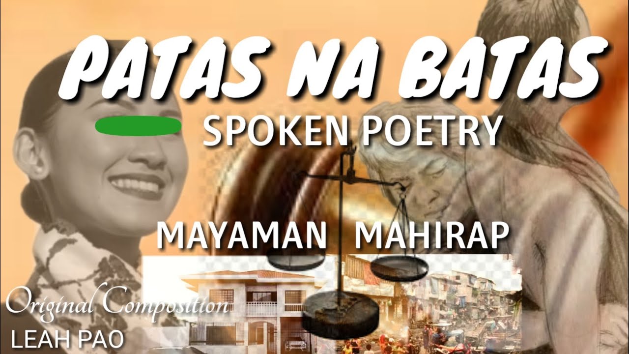 ⚘PATAS NA BATAS💔||SPOKEN POETRY||Original Composition - YouTube