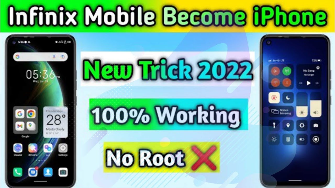 How To Change Tecno Mobile Into iPhone Tecno Convert iPhone - YouTube