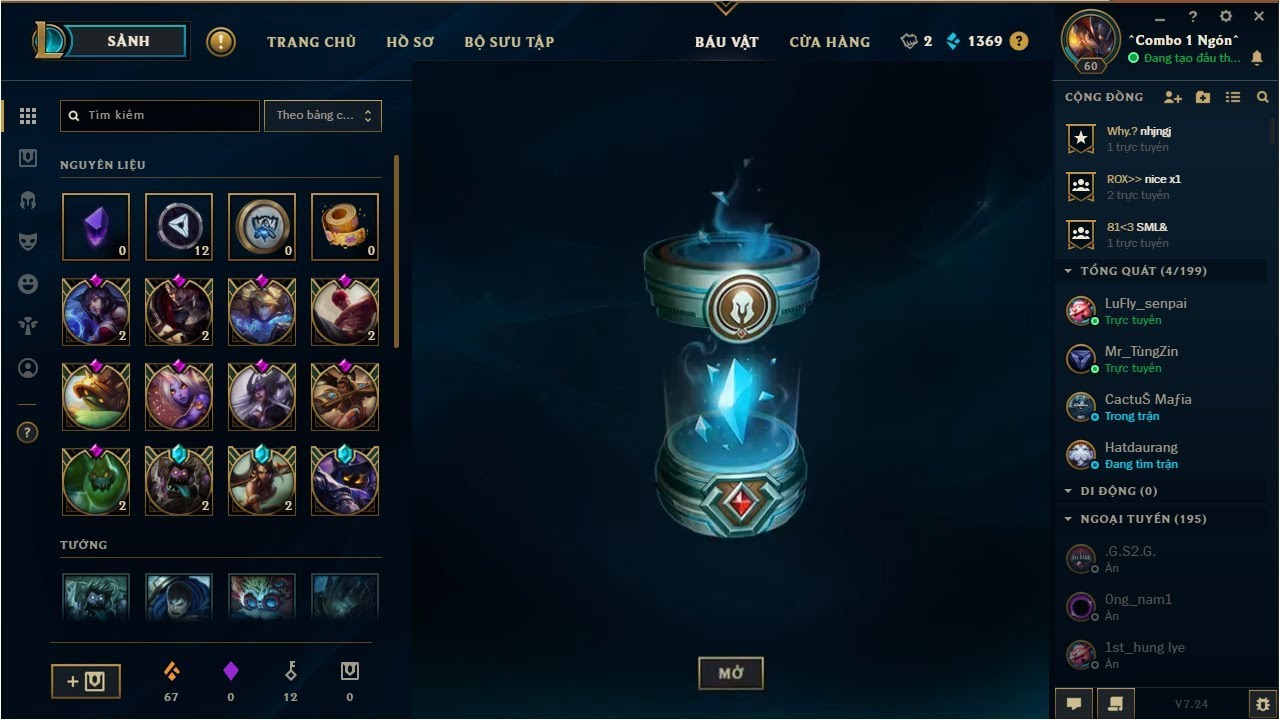 League Mở Hộp Tướng Huy Hoàng Và Điều Bất Ngờ...! - YouTube
