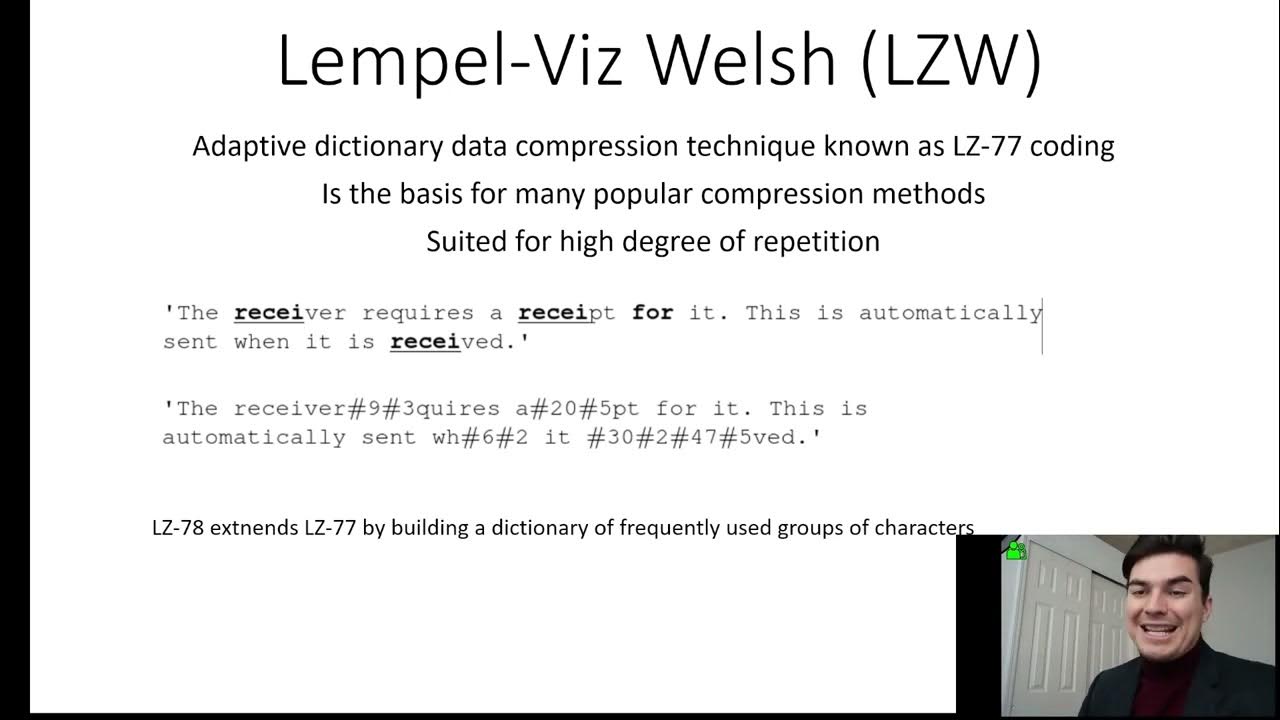 Huffman Coding, Lempel Viz Welsh - YouTube