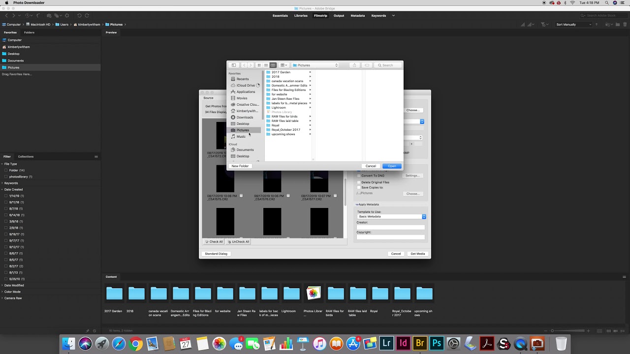 Downloading, renaming and converting your RAW files to DNG using Adobe ...