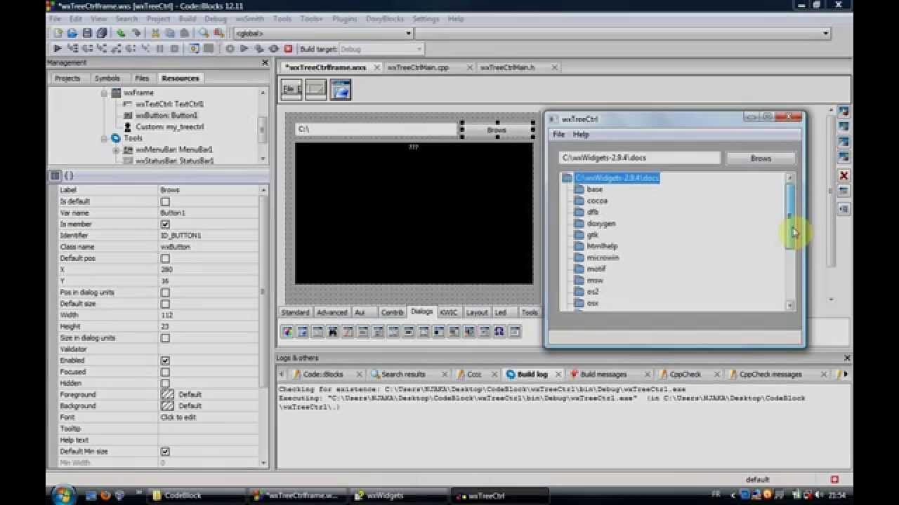 C++ GUI: Demo wxTreeCtrl with wxWidgets - YouTube