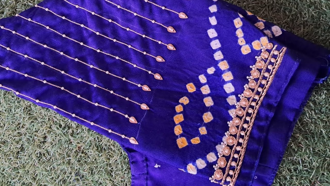 Khatali work blouse design|ખાટલી વર્ક બ્લાઉઝ #khatliwork #blause - YouTube
