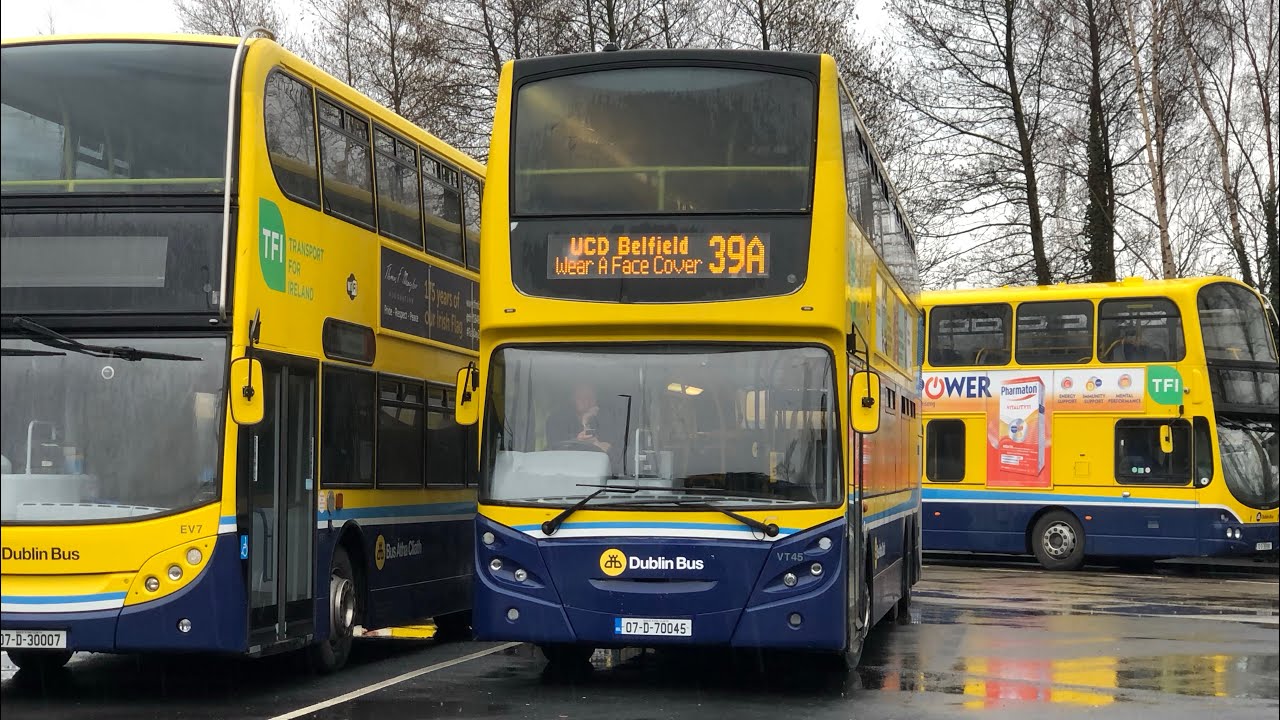 Dublin Bus | Enviro500 Volvo B9TL | VT45 (07-D-70045) | 39A to UCD ...