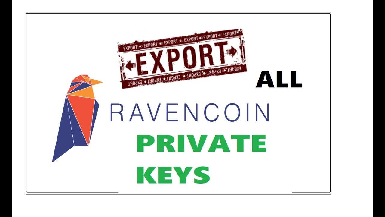 How to Export All RavenCoin QT Wallet Private Keys - YouTube
