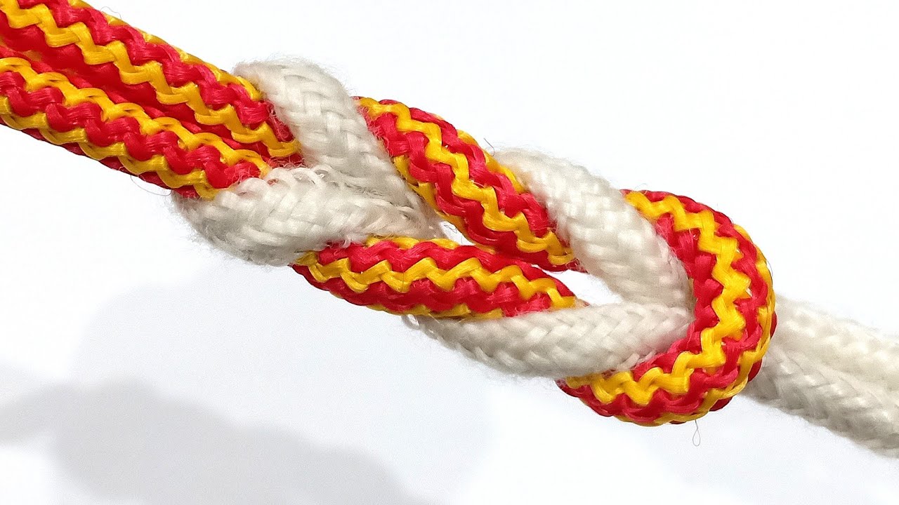 Rope connection knot | Very simple and strong | rope knot - YouTube