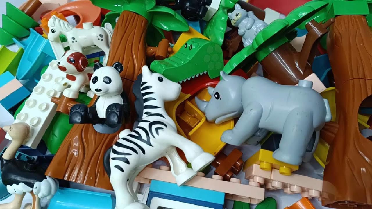 Satisfying Building Blocks Marble Run ASMR compilation Assembly fun ...