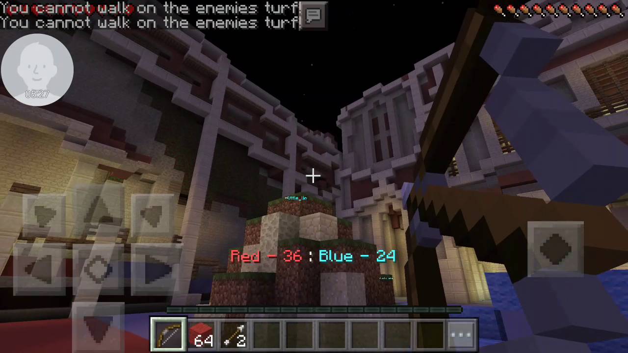 Playing minecraft pe server Blank 01 - YouTube
