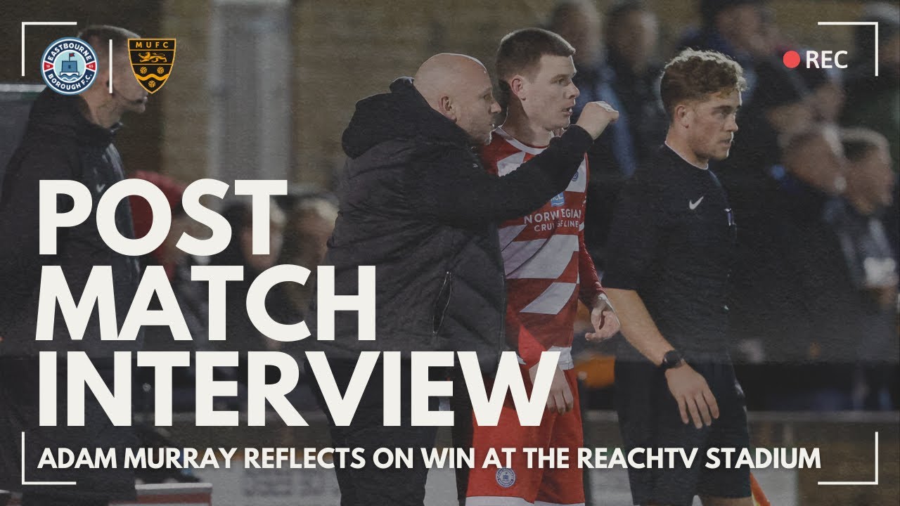 Post Match Interview: Adam Murray on Massive Maidstone victory - YouTube