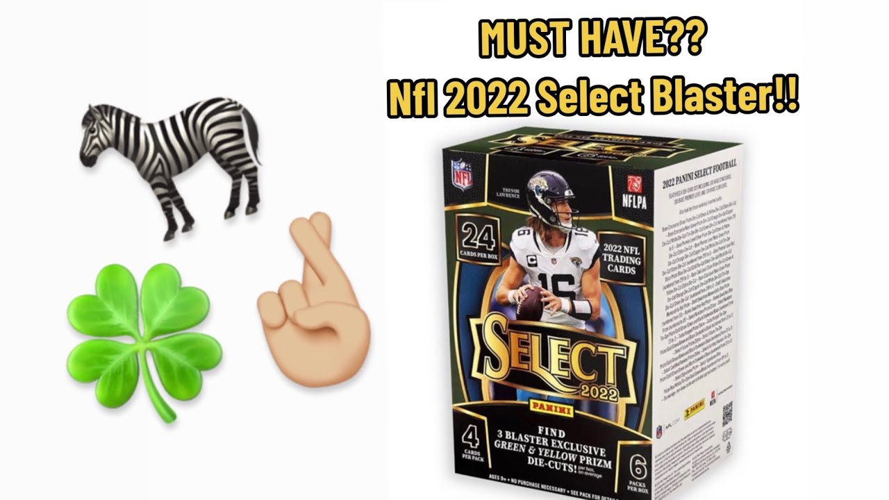 First pack opening ever, 2022 NFL Select Blaster from Target! - YouTube