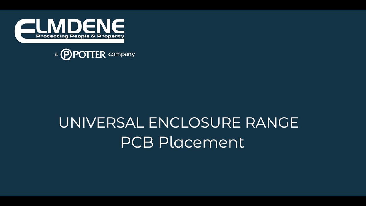 Elmdene Universal Enclosure | PCB Placement - YouTube