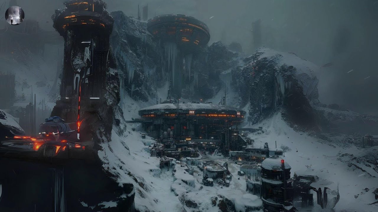 Dystopian Earth Aftermath - Ambient Soundscape in a Cyberpunk Blizzard ...