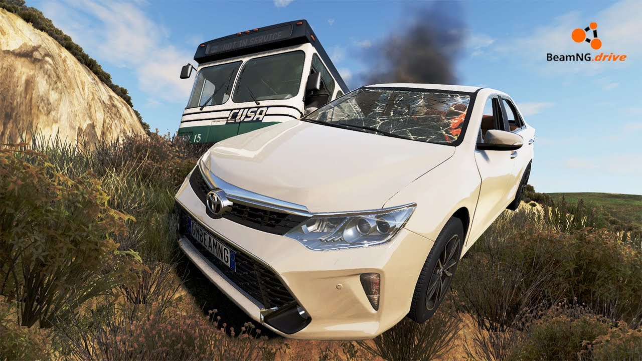 Cars vs Cliff Roads #87 | BeamNg Drive | GM BeamNg - YouTube