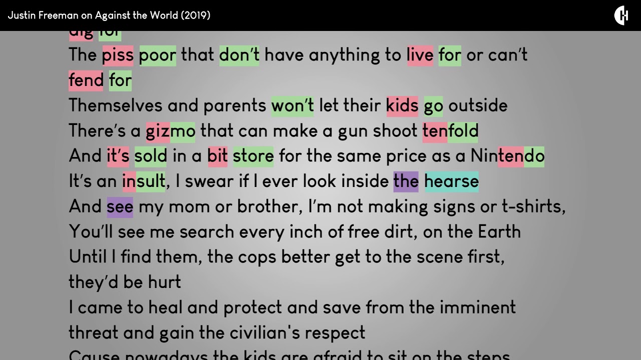 Rhyme Schemes | Against the World - YouTube