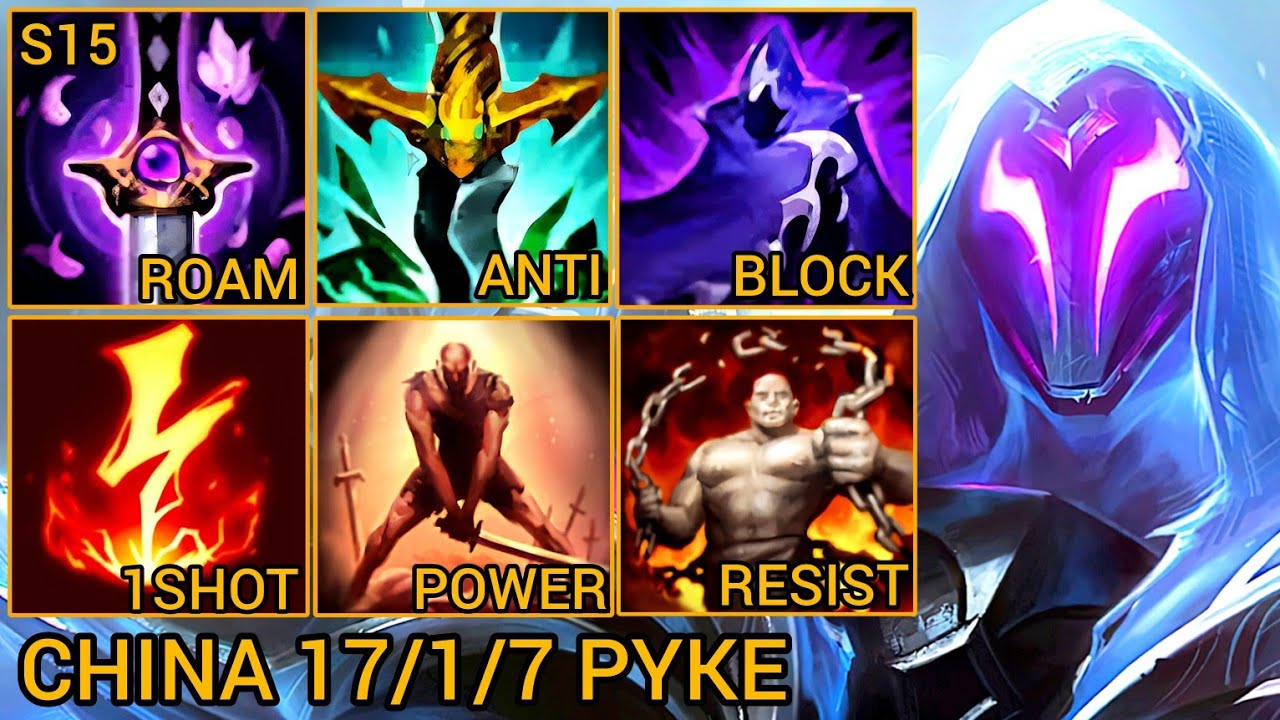 Pyke Mid - Wild Rift China Server High Elo Tier Top 1 Gameplay, Pro ...