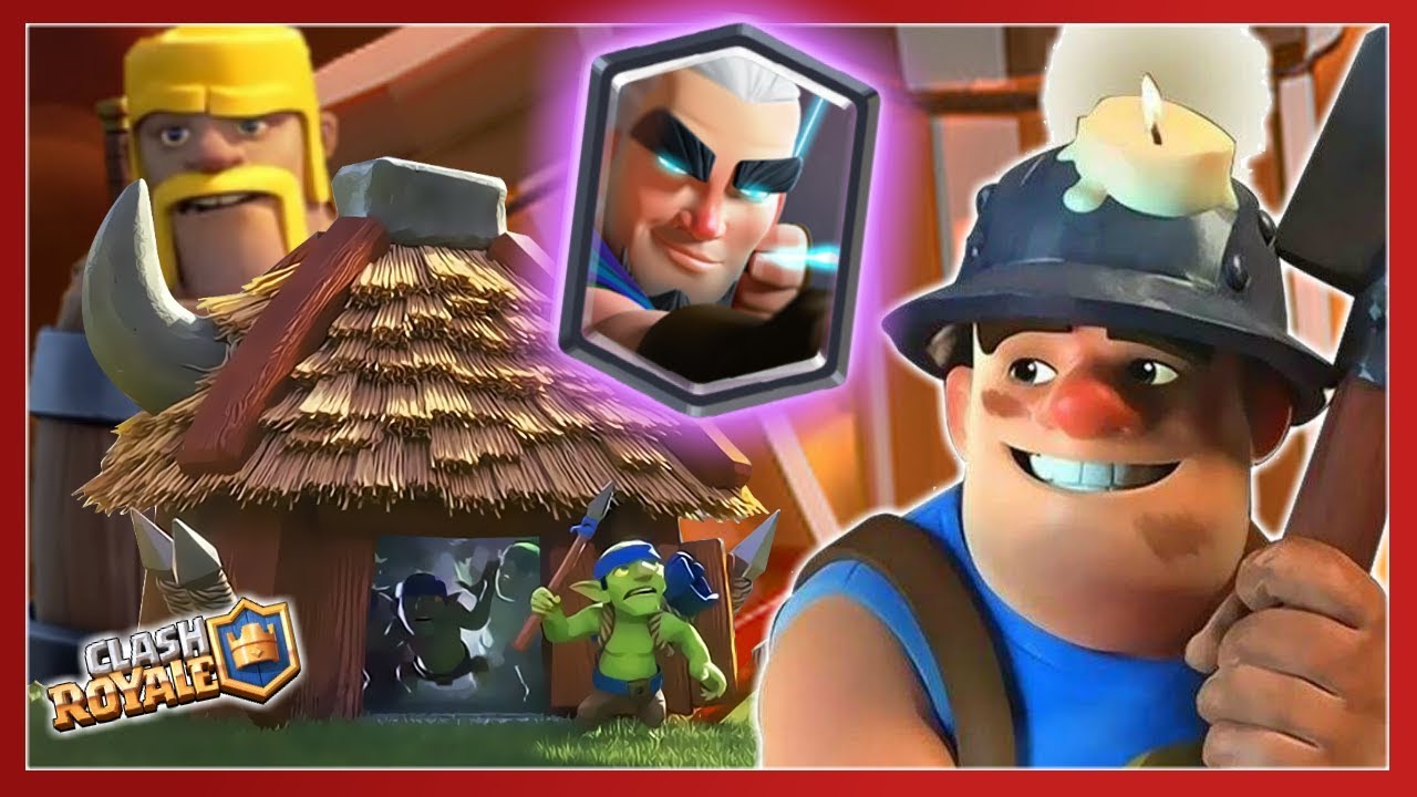 🔝¡MAZO DE MINER CONTROL CON CHOZA DE DUENDES Y ARQUERO MAGICO 🏹 #55 ...