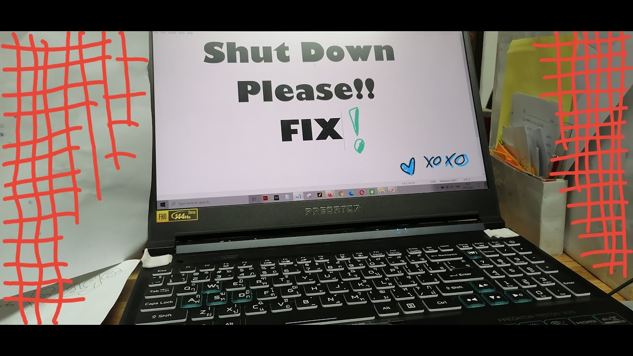 Fix! Acer Laptop doesn't Fully Turn off after Shut Down - YouTube
