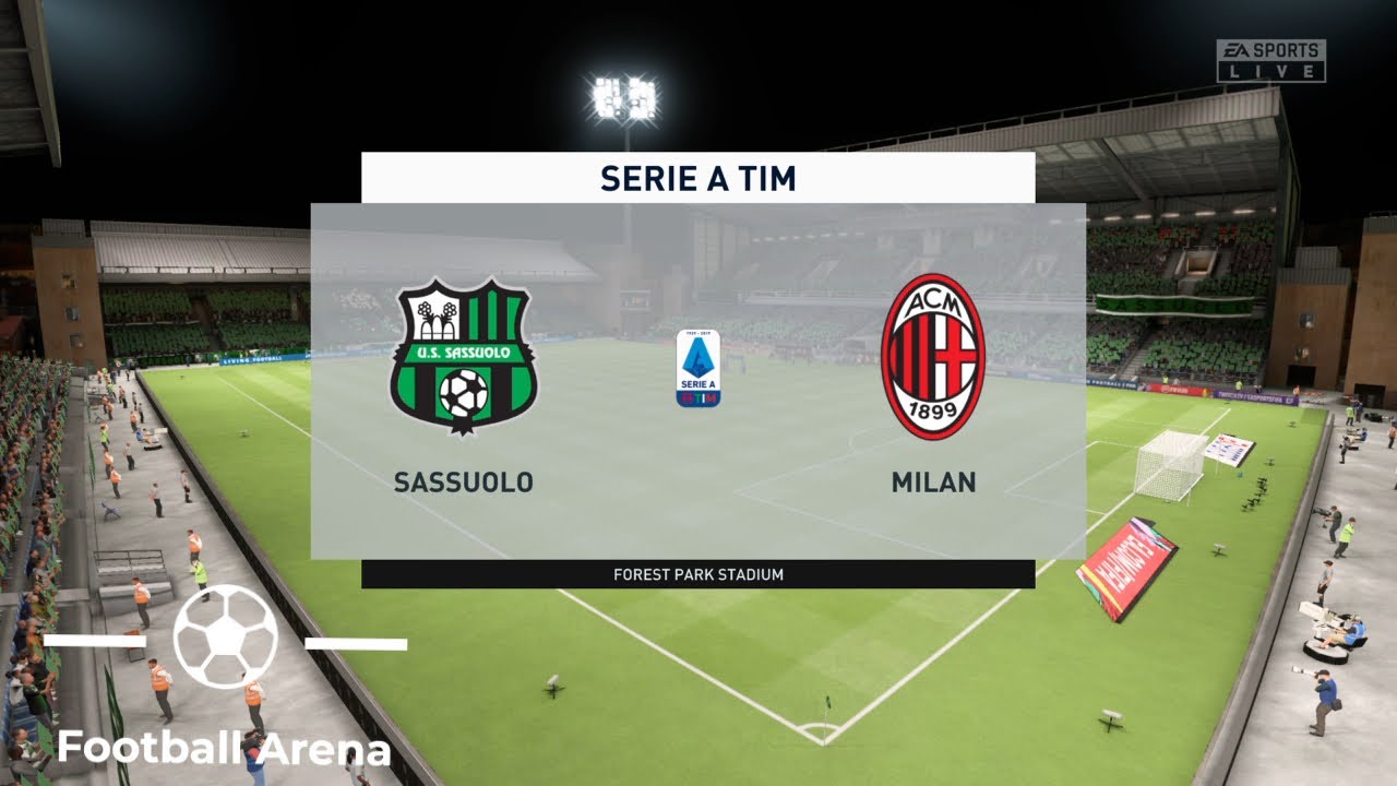 Sassuolo vs AC Milan | Serie A TIM 2020 | FIFA 20 Simulation Match ...