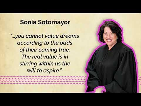 Hispanic Heritage Month Spotlight: Sonia Sotomayor - YouTube