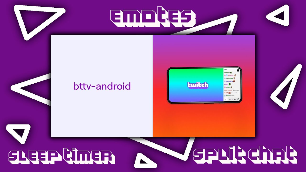 Get BTTV on Android Phones! MORE EMOTES! SPLIT CHAT! - YouTube