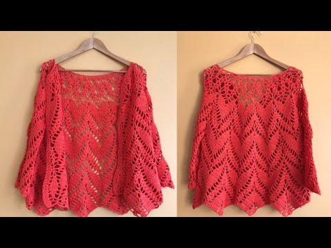 KALP MOTİFLİ HIRKA - AJUR SALAŞ HIRKA - NASIL YAPILIR?