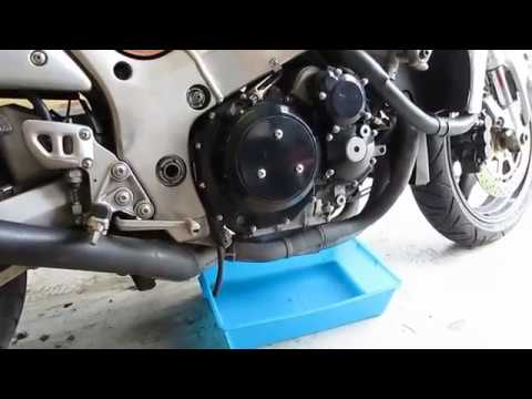 Suzuki Hayabusa Oil Change - YouTube