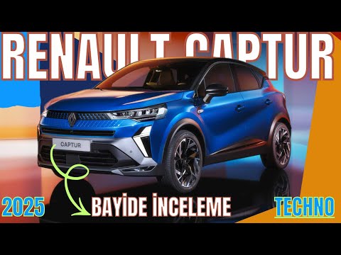 Renault Captur 1.3 Mild Hibrit Edc Techno Otomatik 2025 - Bayi İncelemesi #otomobilinceleme #captur