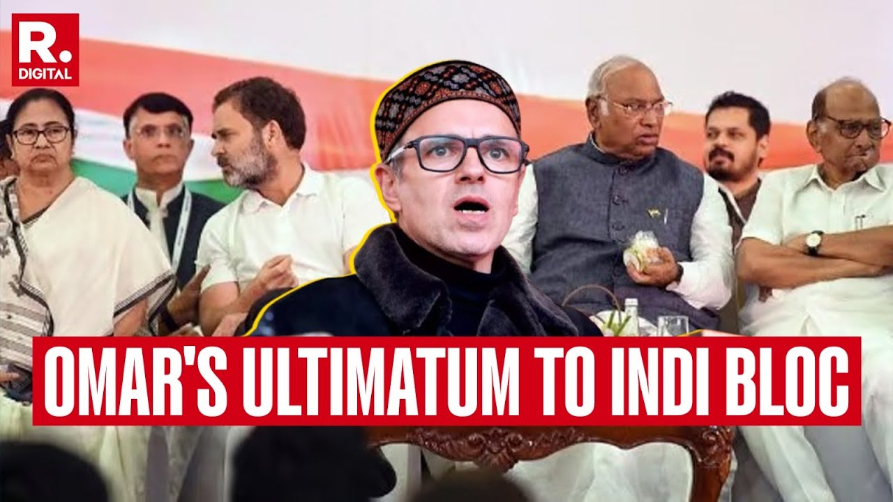 Omar Abdullah Demands Clarity on INDI Bloc Leadership, Threatens to Step Back if No Unity - YouTube