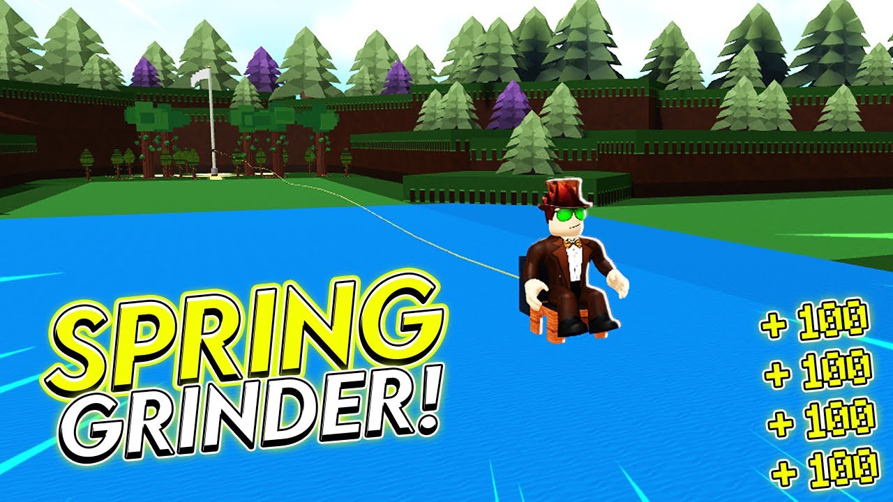Insane Spring Gold Grinder Tutorial In Roblox Build A Boat For Treasure ...