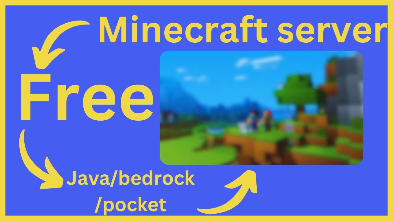 Minecraft Free Server {24/7} (Java/Bedrock/Pocket) (all versions) - YouTube
