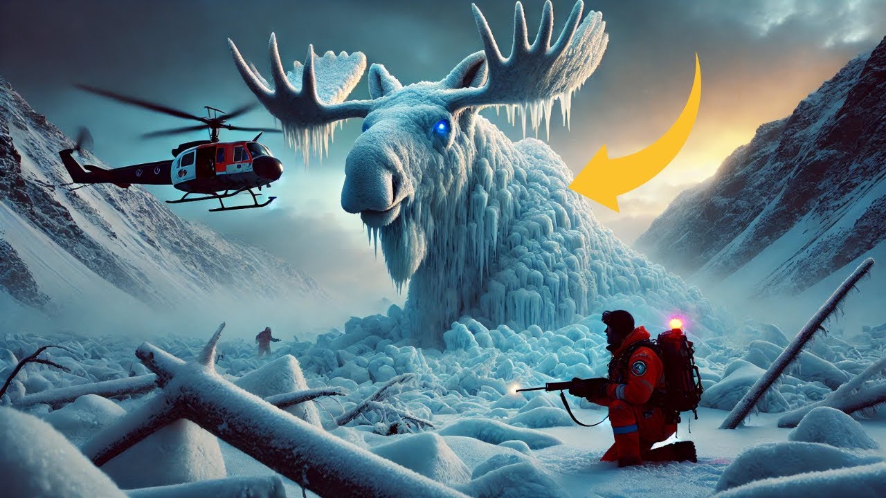 The White Moose Mystery Found Frozen & Fighting for Survival - YouTube