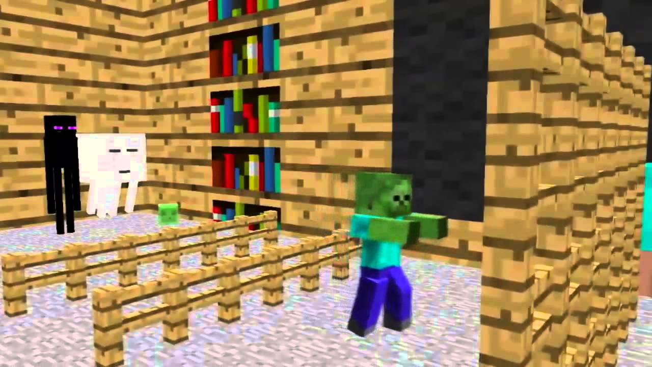 MONSTER SCHOOL EPISODE 2 (OBSTACLE COURSE) - YouTube