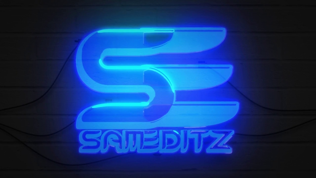 SAM Editz Logo - Neon Lighting | Created by: SAM Editz | - YouTube